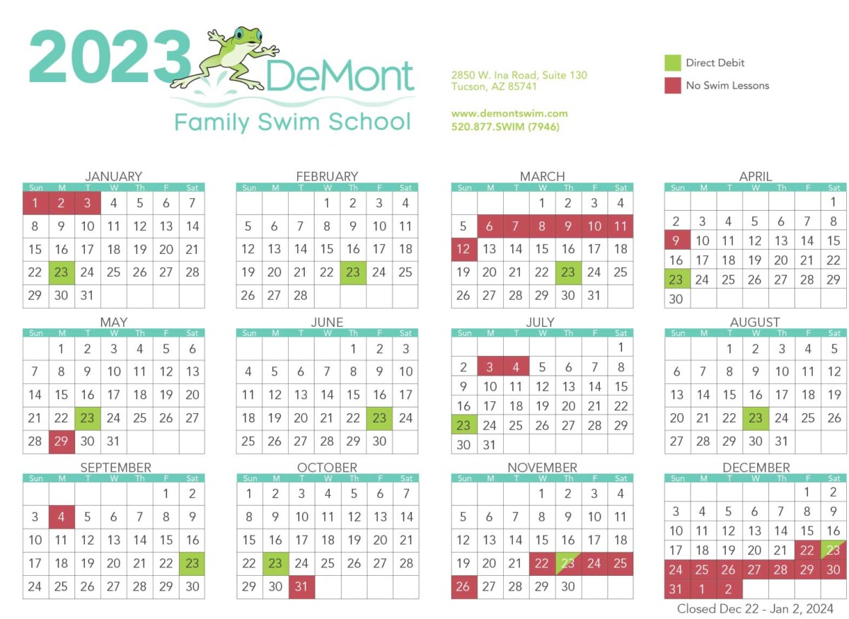 Indoor Swim Lessons in Tucson, Marana and Oro Valley